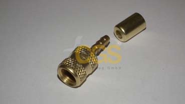 Press Fitting 1/2ACME FEMALE Ø 6mm gerade + Hülse | Serviceschlauch ...