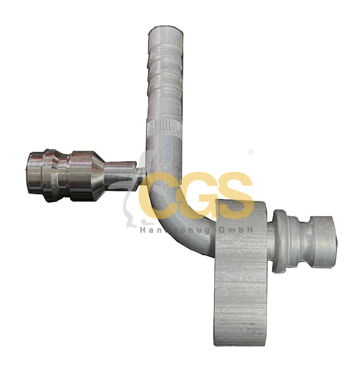 Klimaschlauch- Press Fitting Alu 5/8 - G10 (Schlauch InnenØ 12,7mm) 90 ...